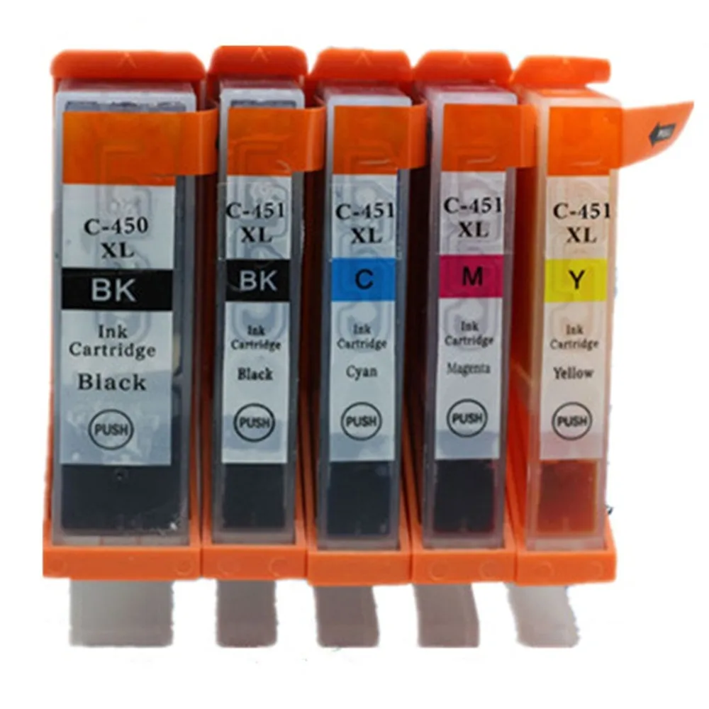 Replacement PGI 450 CLI 451 PGI 450XL PGI 450 450XL Ink Cartridges For ...