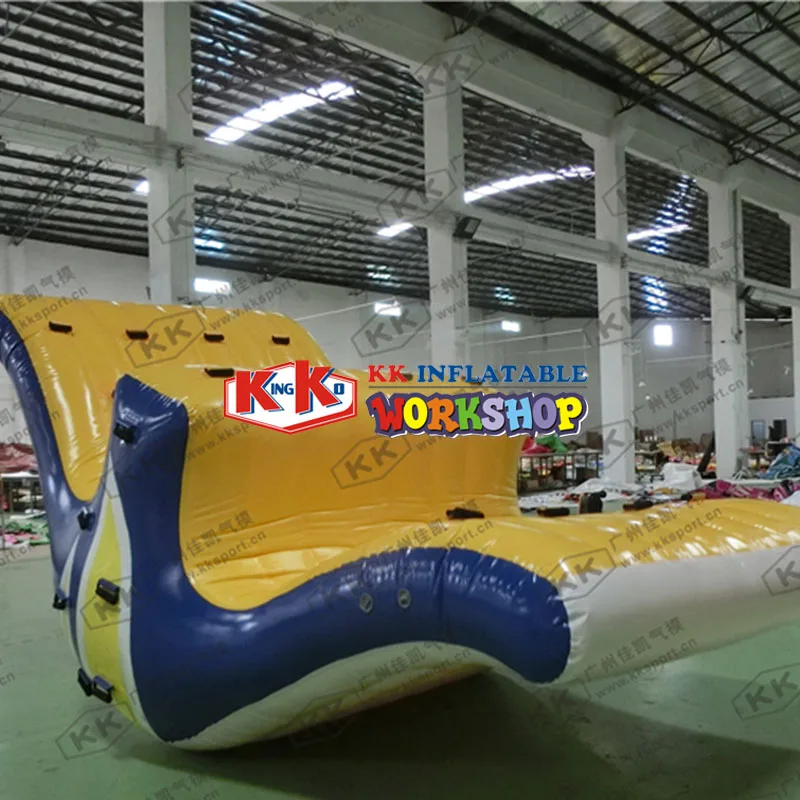 Crazy Game Water Balance Plate Inflatable Water Totter / Seesaw For ...