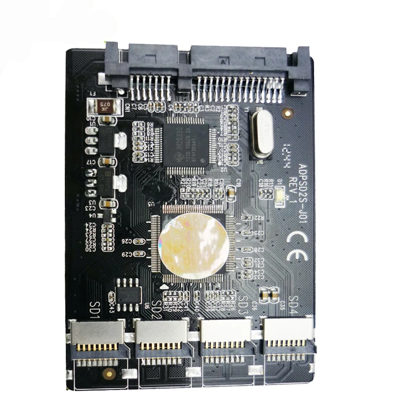 Factory price SATA to 4 Ports Internal Micro SD Raid Card 4 TF cards ...