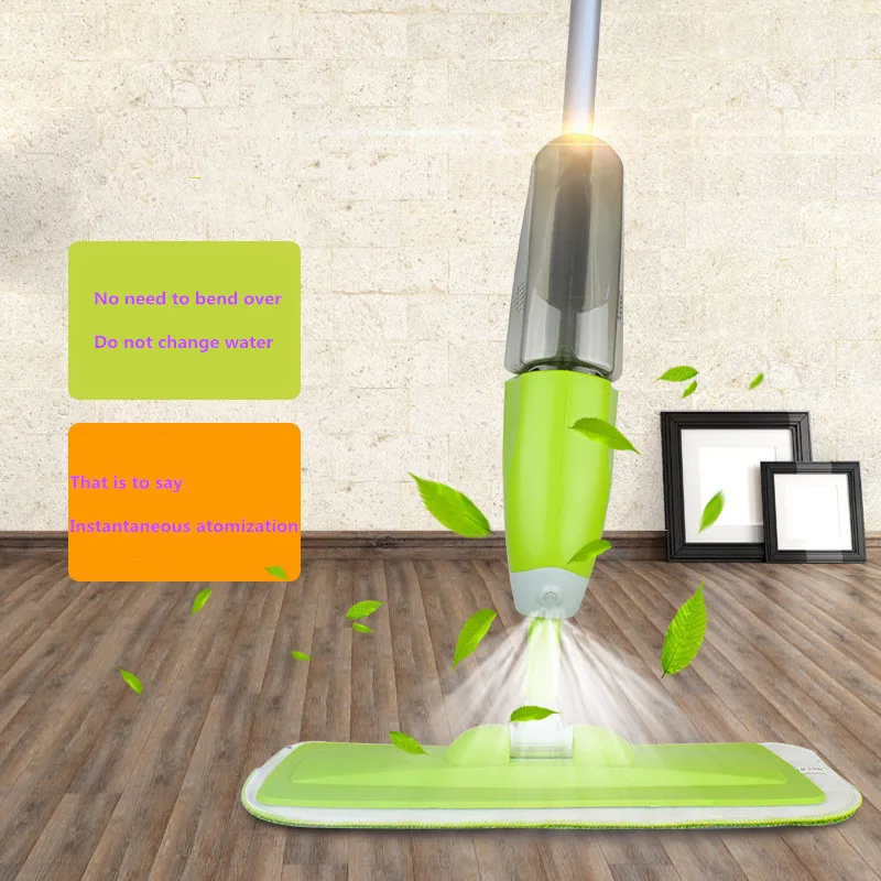 Spray water mop flat mop home floor mop mop stick mop cleaning ...