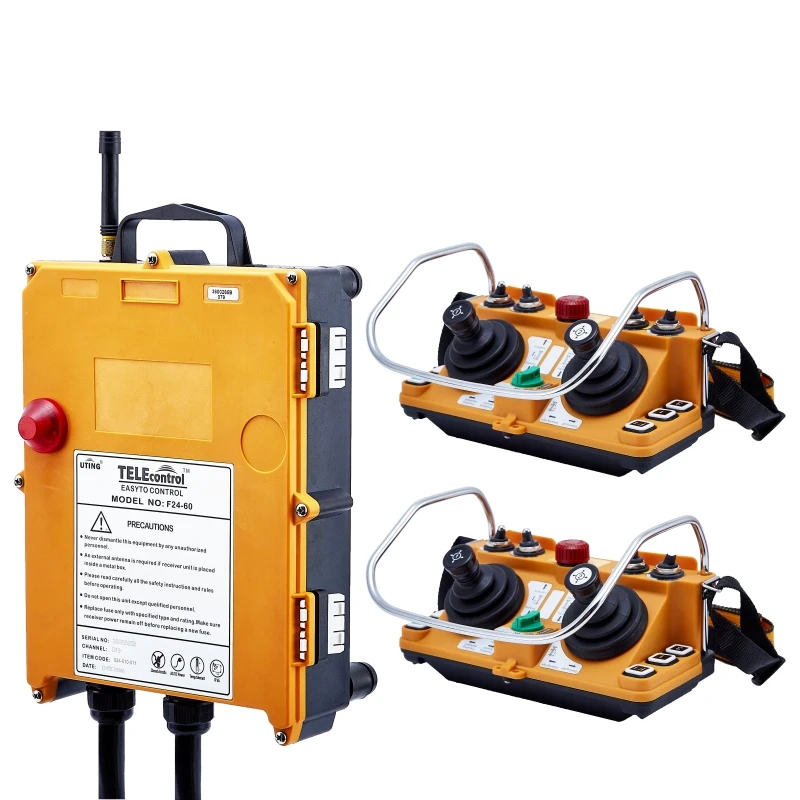 Télécommande radio universelle sans fil industrielle de F24 60 pour l ...