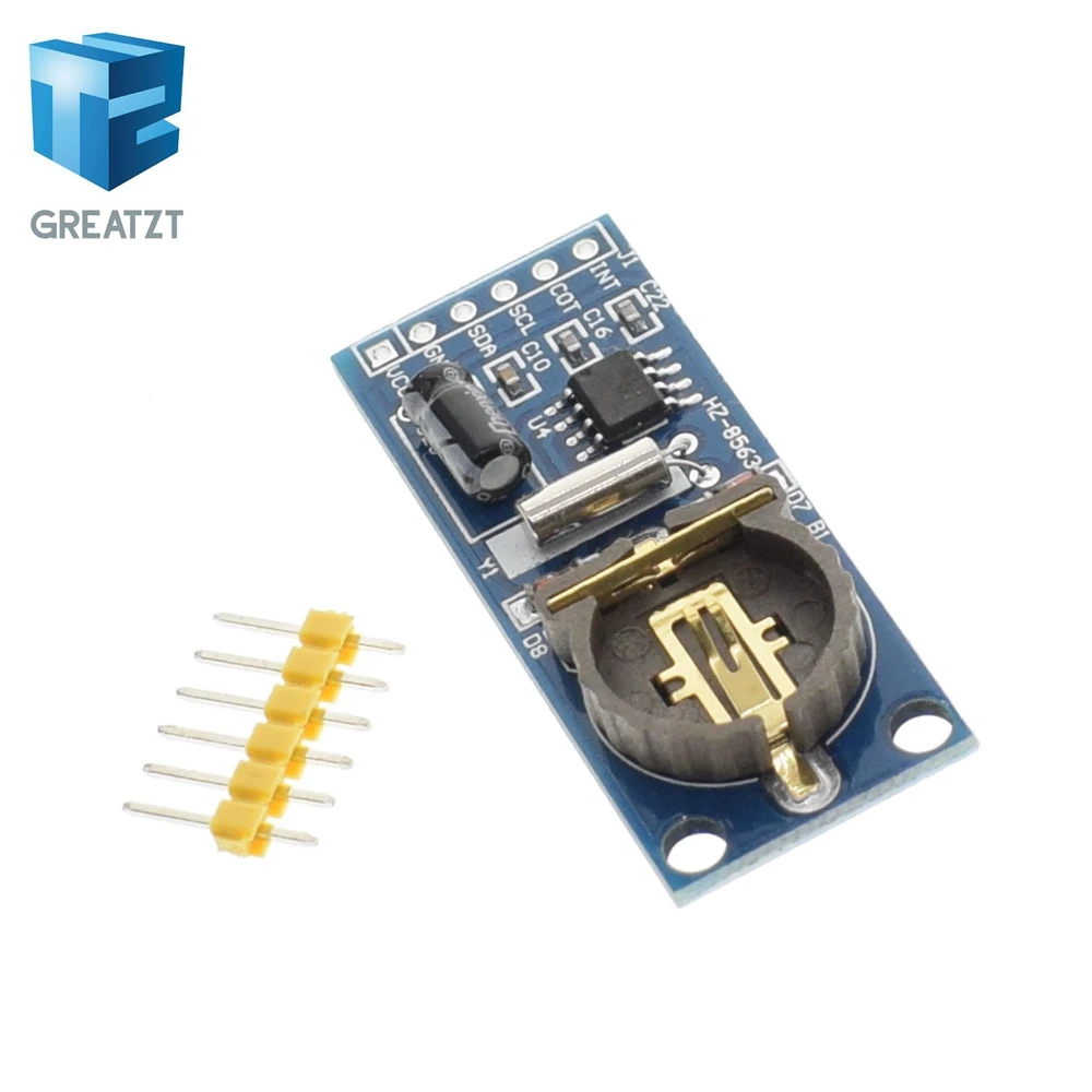 Greatzt Free Shipping Pcf8563 Rtc Board Pcf8563 Real Time Clock Module I2c Interface 33v For 