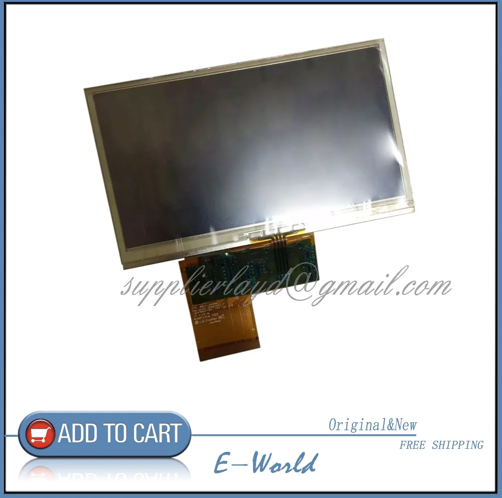 Painel de tela lcd original LB043WQ2 TD01 (td), 4.3 polegadas com ...