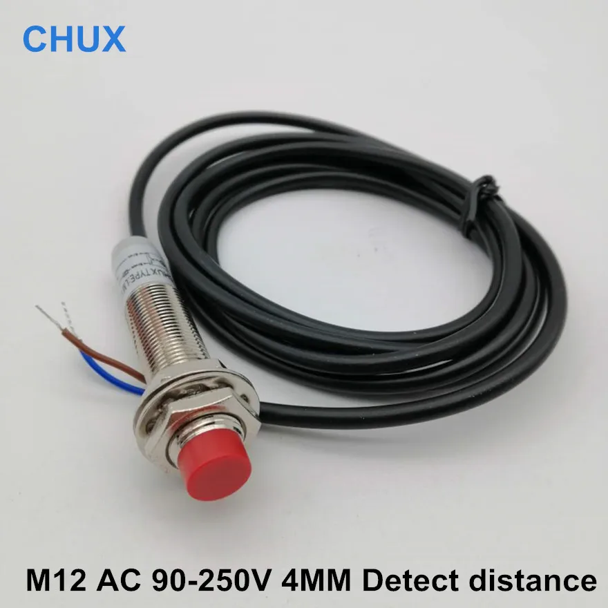 Inductive Proximity Sensor Ac 220v Motion Sensor No/nc 2 Wires M12 4mm ...