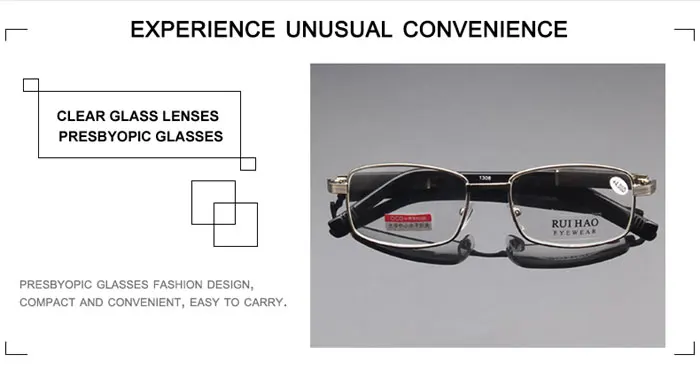 Фирменное стекло для чтения, прозрачные стеклянные линзы, очки для ...