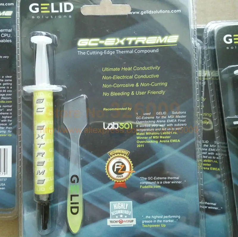 Подлинная GELID GC-Extreme 3,5g 8,5 W/MK Термопаста для разгона ...