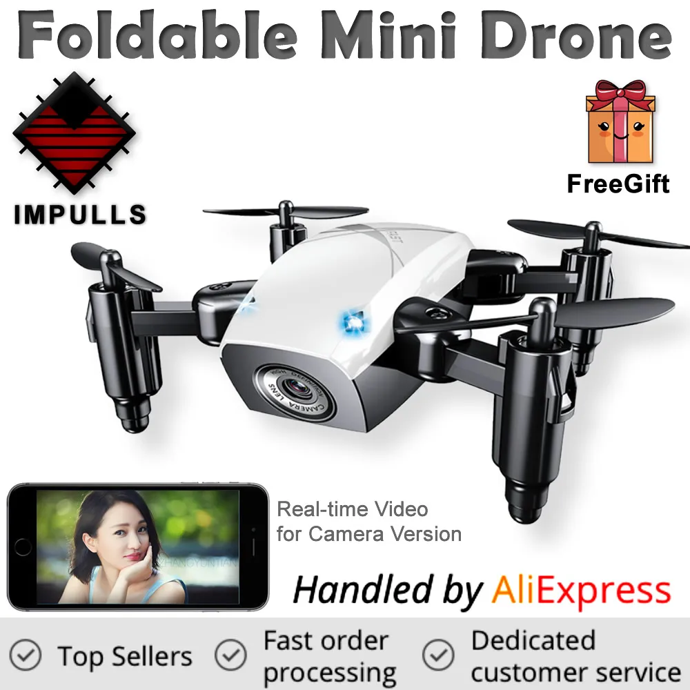 S9 S9W S9HW Складная RC Мини Drone Карманный Дрон Micro Drone вертолет ...