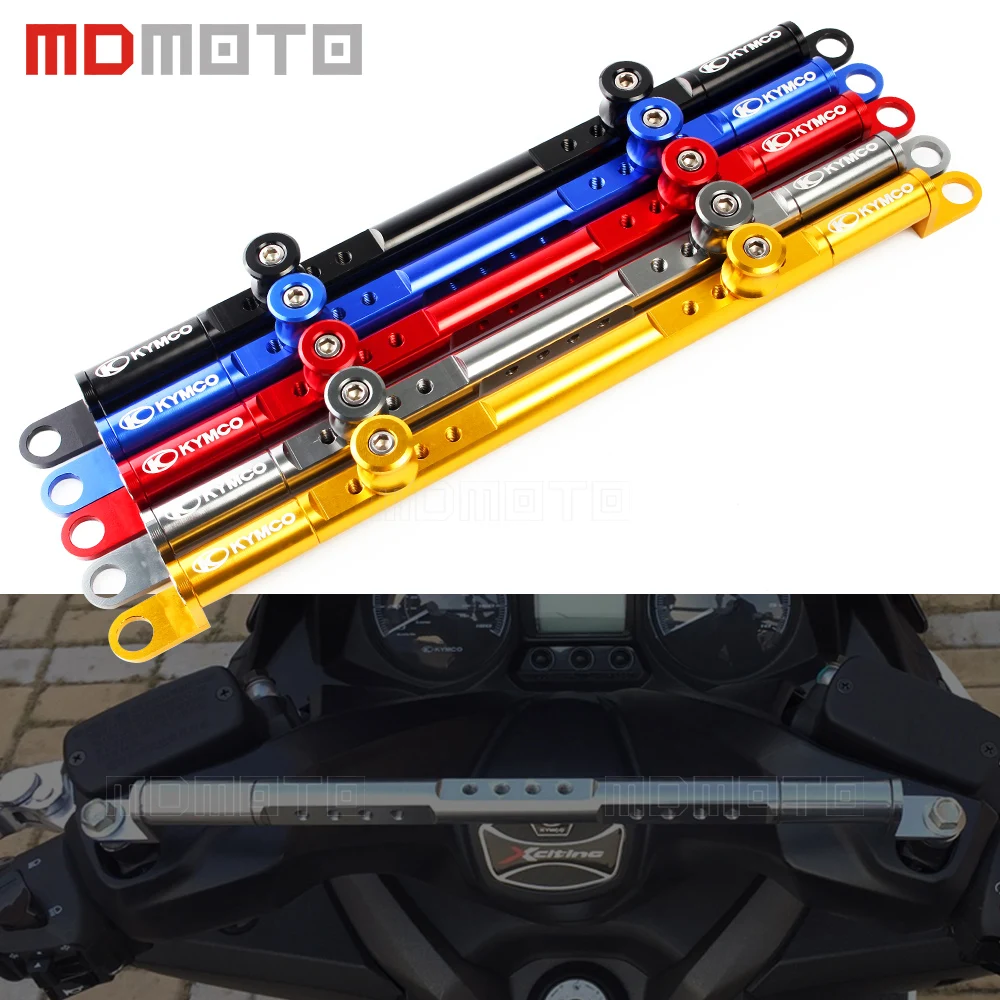 CNC Aluminum Motorcycle Handlebar Crossbar Modified Strengthen Balance ...