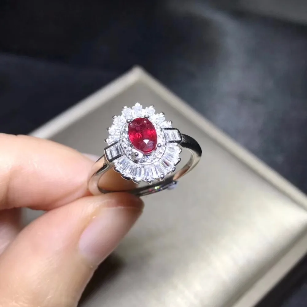 Natural Ruby Ring, Beautiful Color, Exquisite Workmanship, Good Quality ...