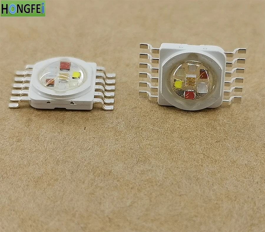 5 PCS 18w RGBWA UV 6 in 1 LED lamp bead led light source led chip|Stage ...