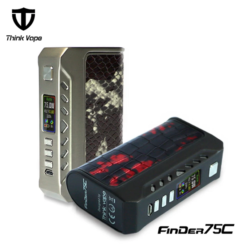 Original Thinkvape Finder75C MOD Dual 18650 battery DNA 75W chip vape ...