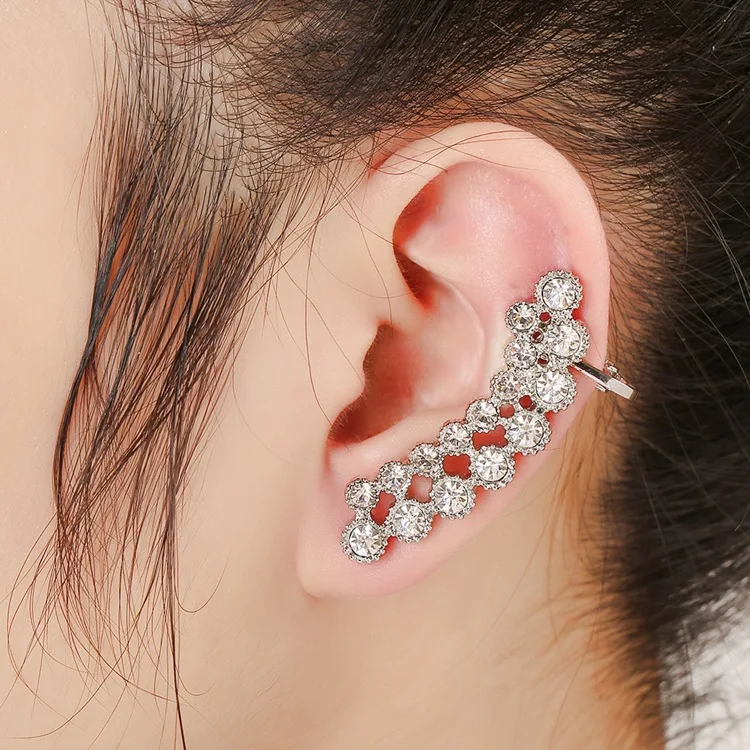 2016 ear clip clip earrings personality fashion trendsetter punk ear ...