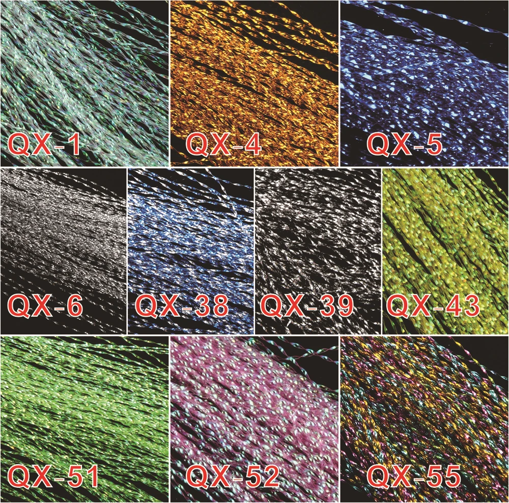 10 Colors Available, fly fishing tying Crystal Flash String JHook ...