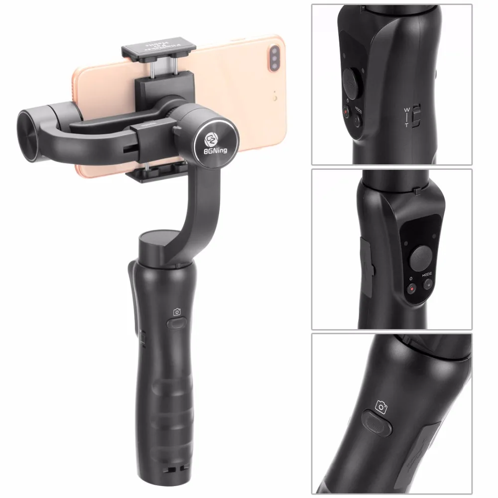 Cheap 3-axis Mobile Phone Stabilizer Selfie Stick Anti-shake Live ...