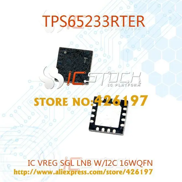 Free Shipping TPS65233RTER IC VREG SGL LNB W/I2C 16WQFN 65233 TPS65233 ...