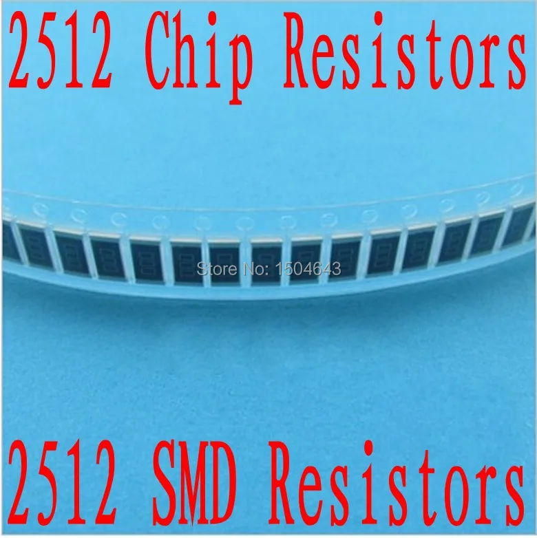 2512 0.6 Ohm 1% 1W RoHS Chip Fixed Resistor SMD Resistor 100pcs ...