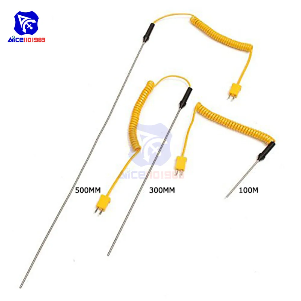 K-Type-Thermocouple-Stainless-Steel-Probe-Temperature-Controller-Wire ...
