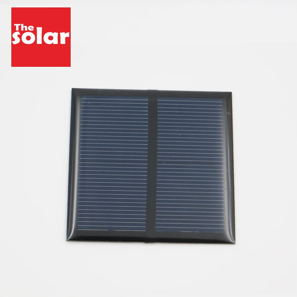 1v Dc 500ma 0.5watt Solar Panel Standard Epoxy Polycrystalline Silicon ...