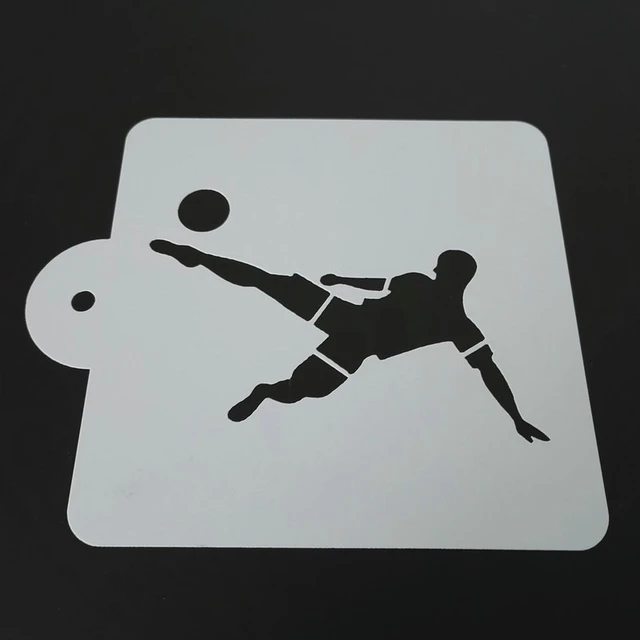 Football Player Stencil