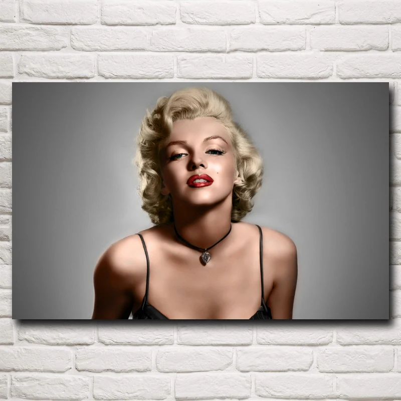 Sexy Lady Marilyn Monroe Art Silk Fabric Poster Prints Home Wall Decor