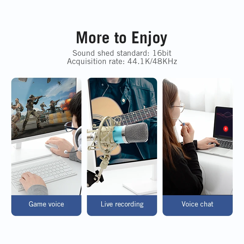 Buy Vention USB External Sound Card 2-in-1 3.5mm USB Adapter Audio ...