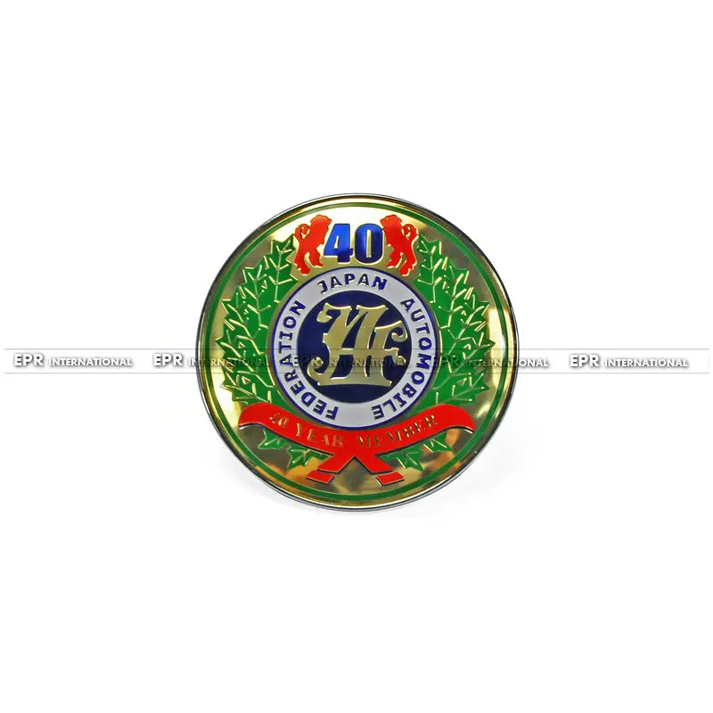 JAF 40th Anniversary Emblem Aluminium Front Grille Badge Accessories ...