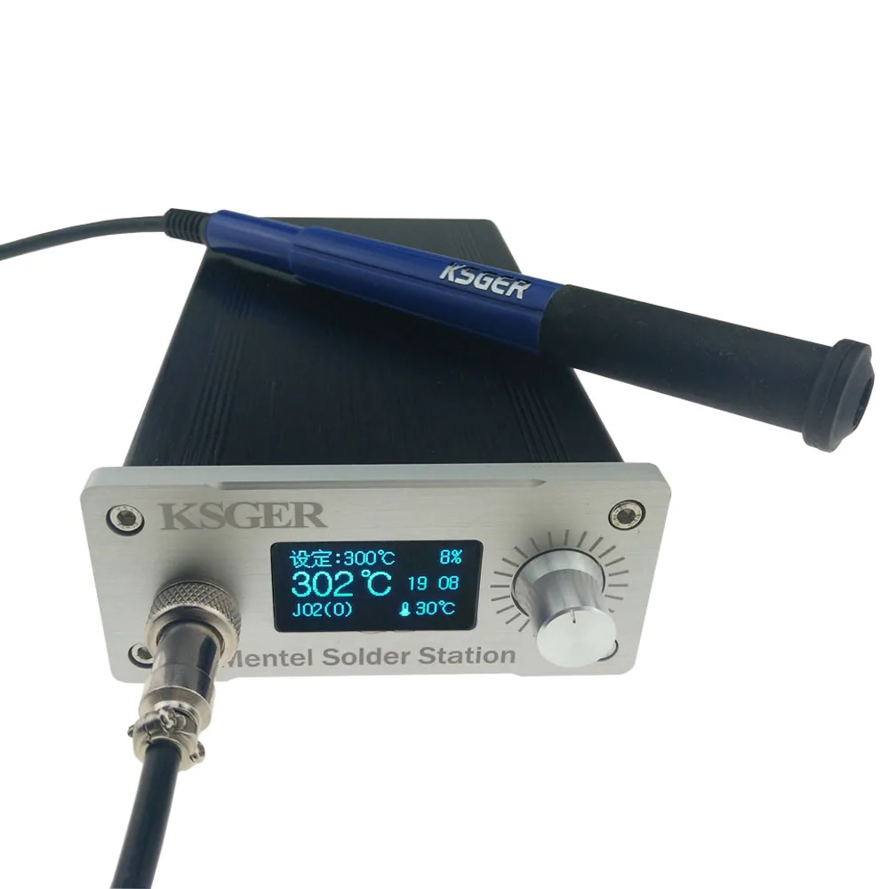 KSGER V2.1S STM32 OLED T12 Temperature Controller Metal Case Cover ...