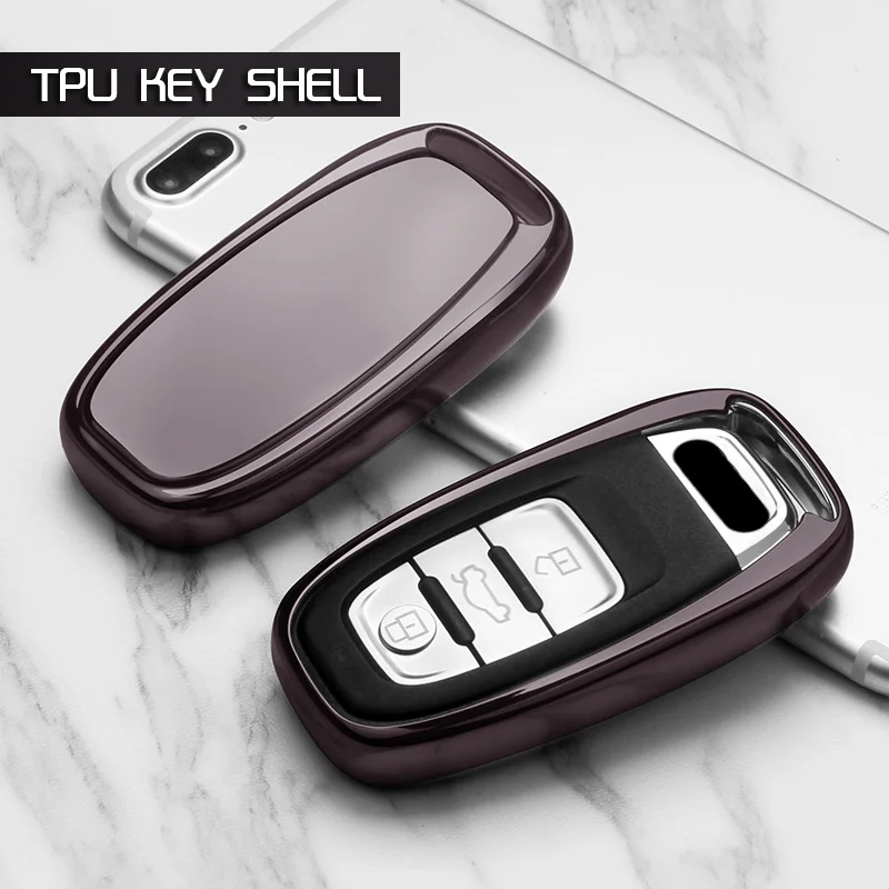 Fusu Soft Tpu Car Key Cover Case Bag Shell Holder Protection Skin For