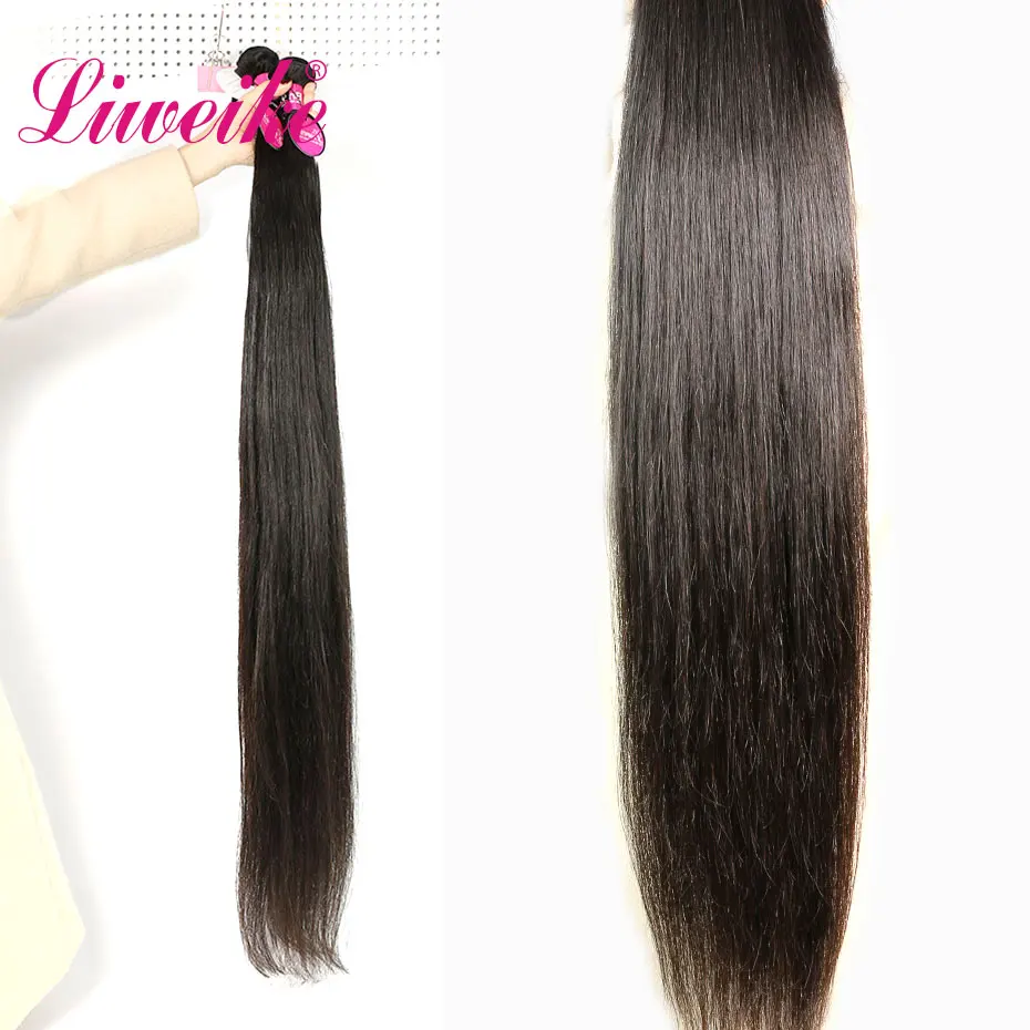 Liweike Straight 10 32 34 36 Inch Bundles Mix Length Remy Hair ...