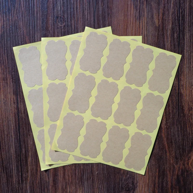 Hot Sale 80pcs Big Size Blank Empty 5.9x3.2cm Handmade Cake Packaging ...