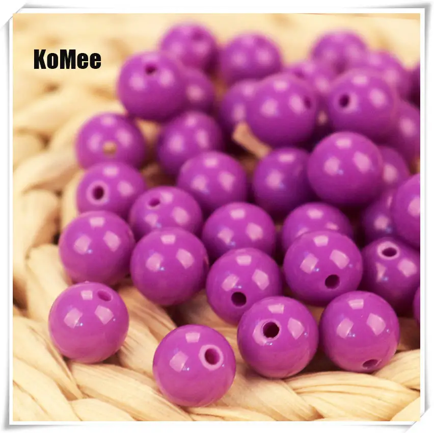 20mm Big Chunky Gumball Bubblegum Acrylic Solid Beads 20mm 50Pcs ...