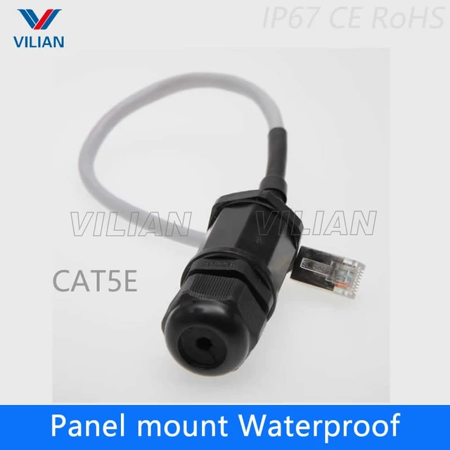 Rj45 Vízálló Csatlakozó M16 Ethernet Interfész M20 Lan Hálózati Adapter ...
