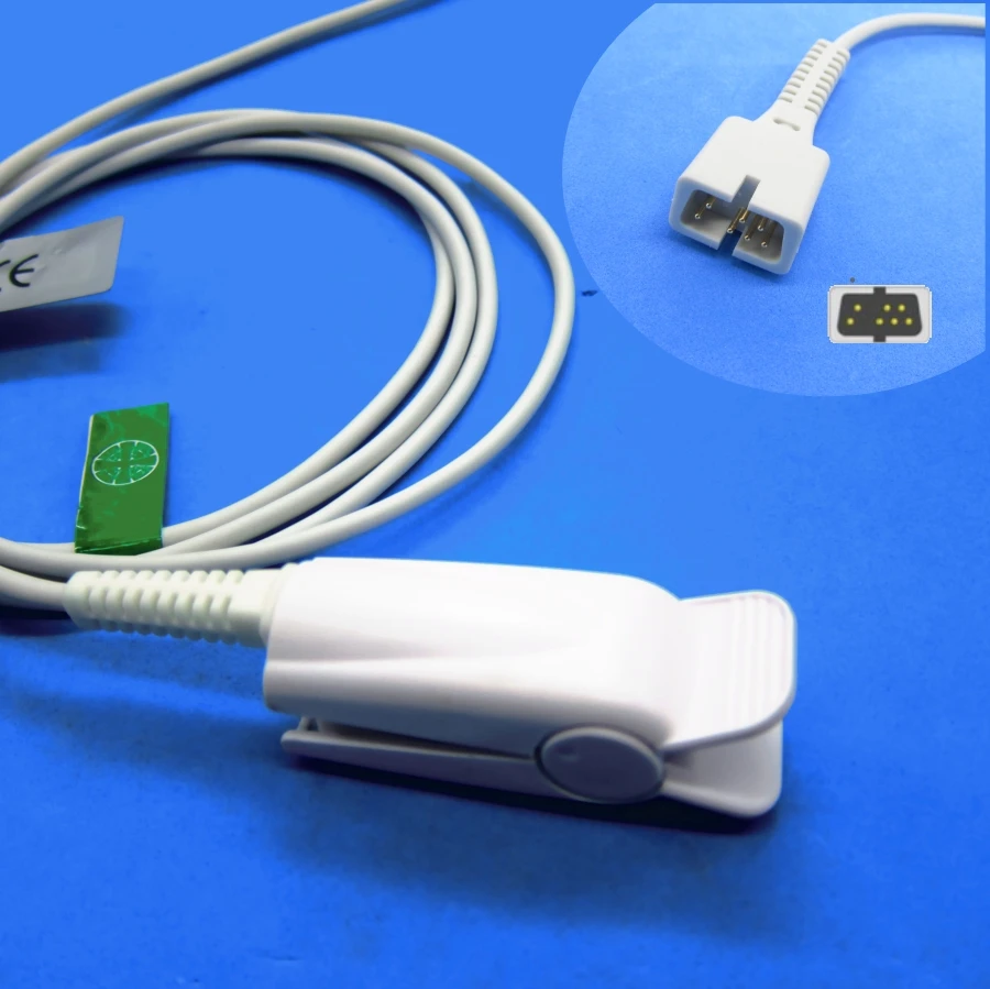 Cable-corto-NK-clip-de-dedo-sensor-spo2-para-China-biolight-BLT-M9500 ...