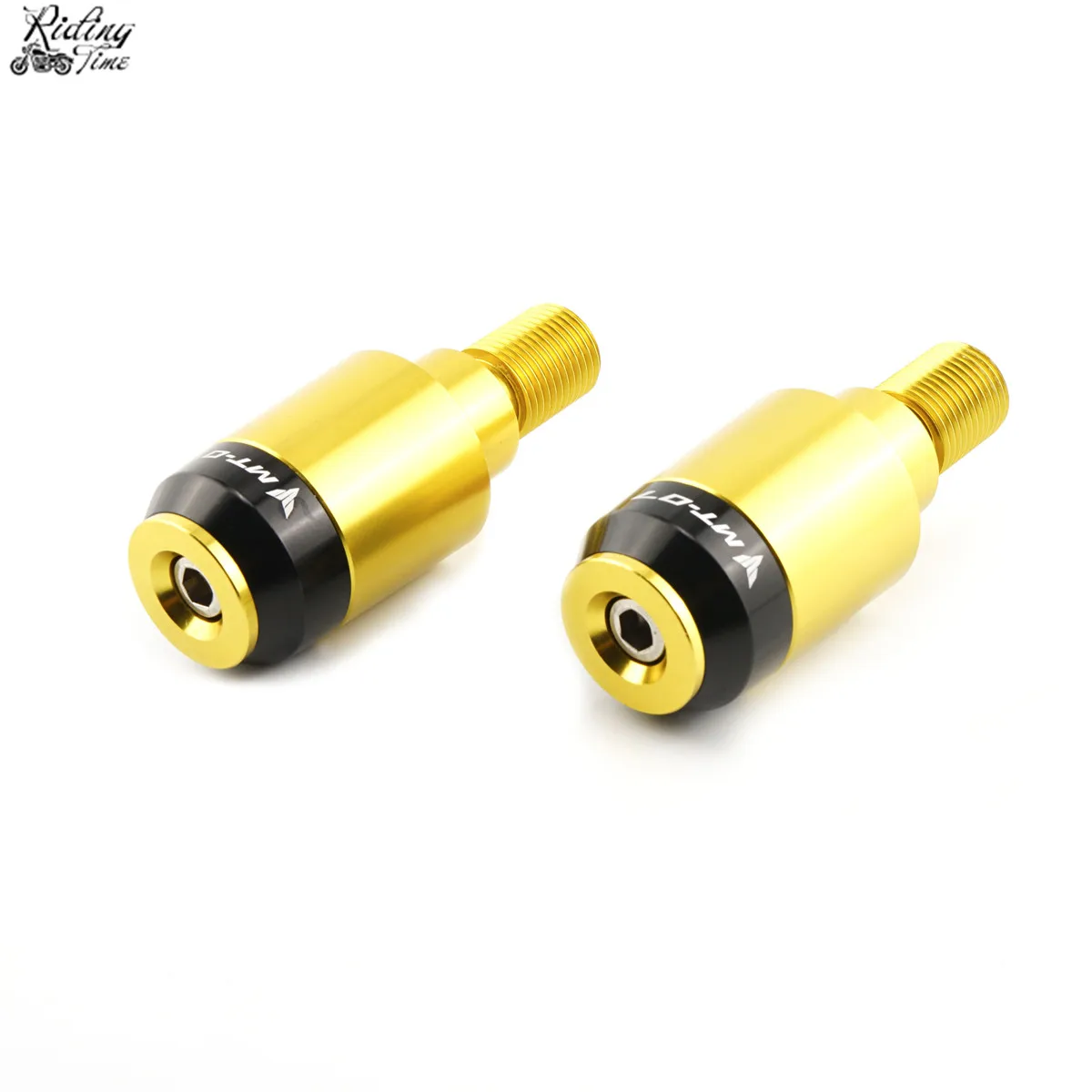Motorcycle Handlebar Caps Grips Ends For Yamaha MT07 MT 07 FZ07 FZ 07 ...