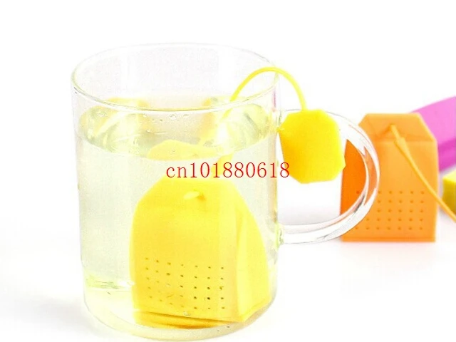100pcs/lot Fast Shipping Silicone tea bag Pad holder Silicone tea ...