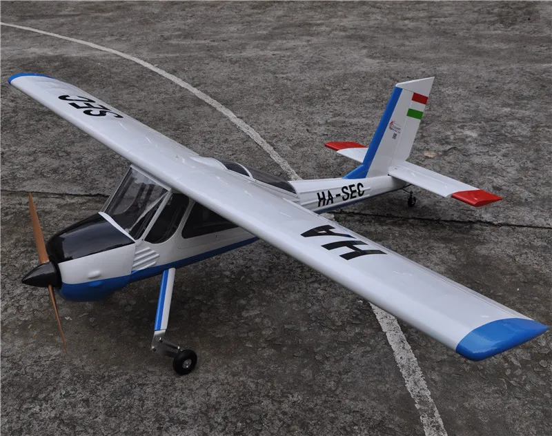 Grote Balsahout RC Vliegtuig Model 89 "PZL 104 Wilga V2 30cc Gas Engine ...