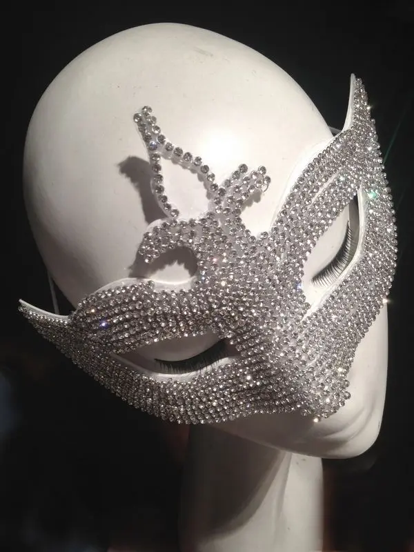 Luxury Handmade Bling Diamond Party Mask Masquerade Mask Bride Wedding ...