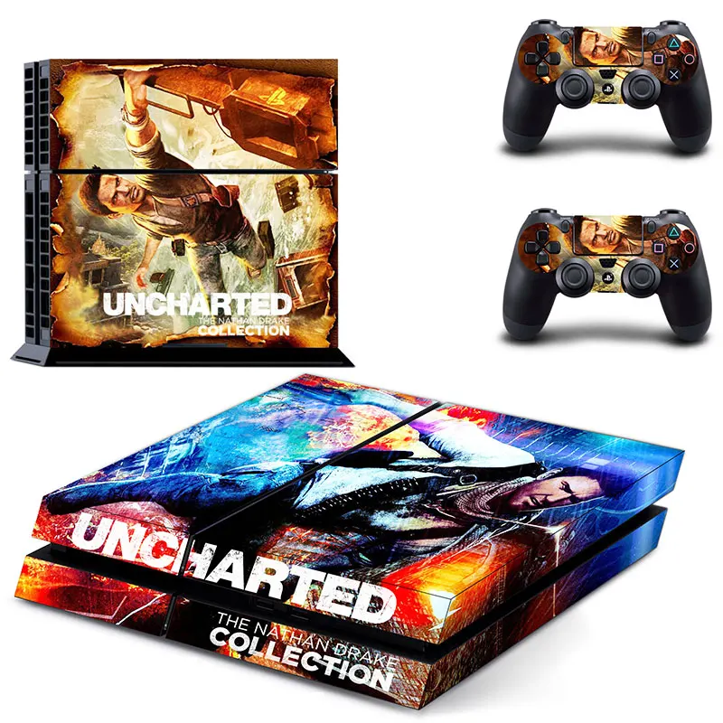Uncharted Nathan Drake Collection Skin Sticker for PS4 Console ...