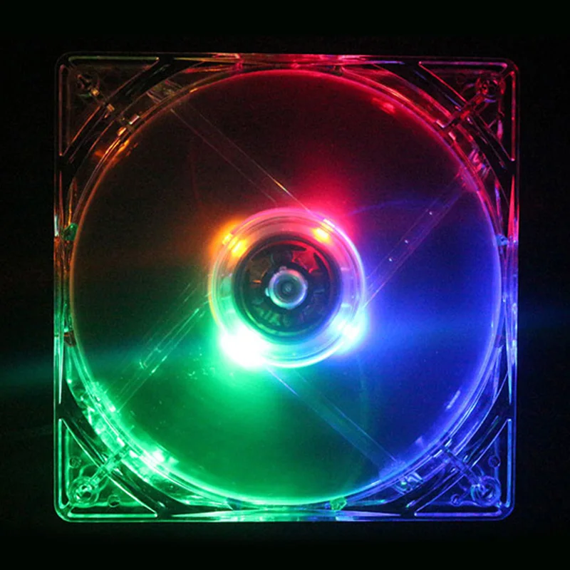 CLEAR 2 Pieces F12025 120mm PC Cooler Fan Quiet Computer Chassis Fan ...