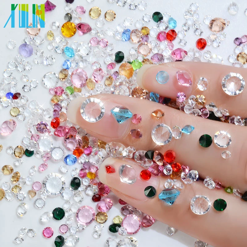 Crystal-Micro-Diamond-Multi-size-Pixie-Rhinestone-Mini-Bead-3D-Nail ...
