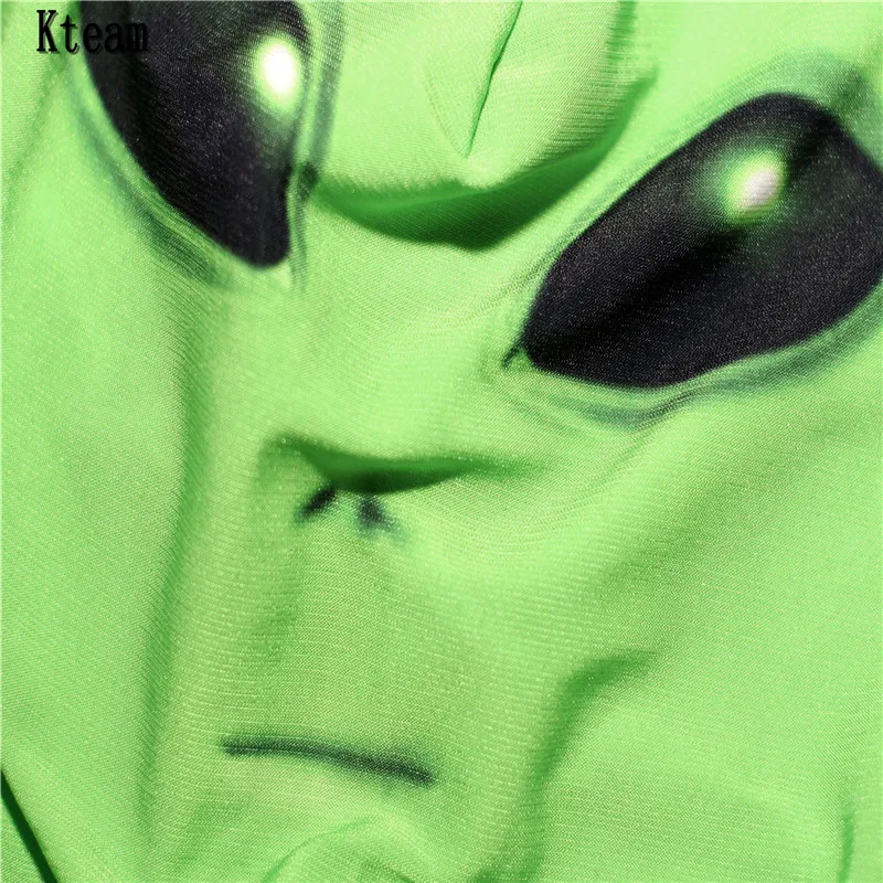 2019 New Realistic UFO Alien Mask Halloween Scared Decoration Creepy ...