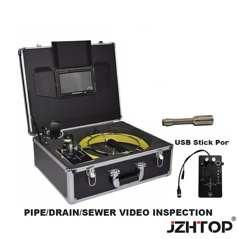 23mm Drain Sewer Pipeline Inspection Video Endoscope Borescope Camera ...