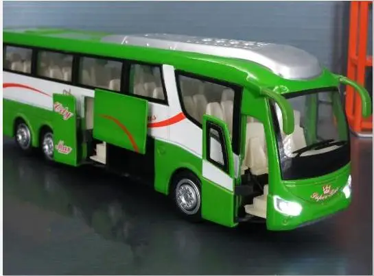 1 55 Sacle Diecast Model, Metal Shuttle Bus, 25Cm Length Boys Gift ...