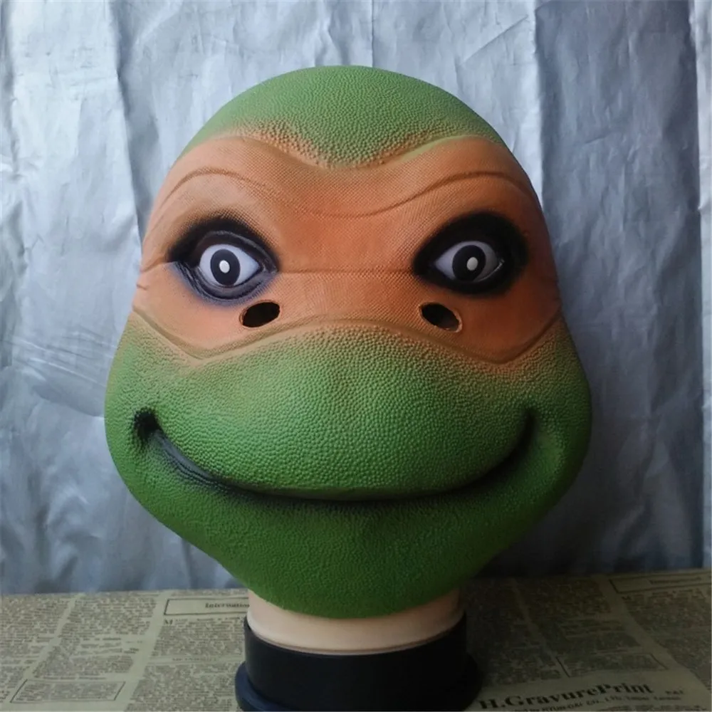 Party Masks Full Face Latex Ninja Turtle Film Props Makeup Party
