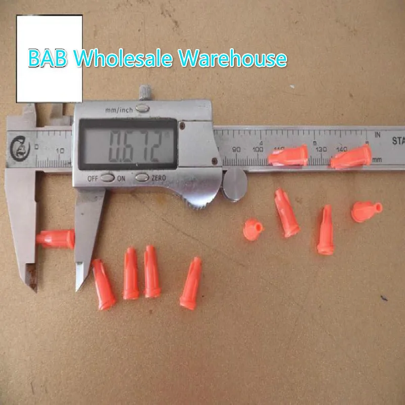 Red-color-1000-pcs-lot-Dispensing-Syringe-Barrel-Tip-Caps-with-Luer ...