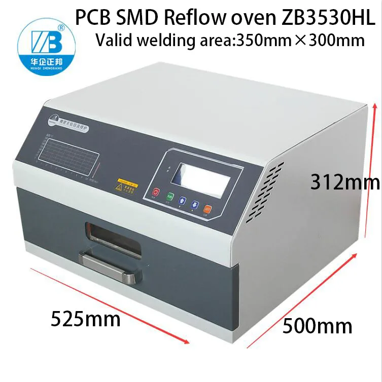 Lead Free Reflow Oven Small Desktop Heater Reflow Furnace 220V 2400W ...