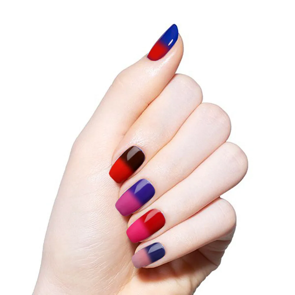 ROSALIND GEL Nail polish two Color Changing Nails Polish long lasting ...