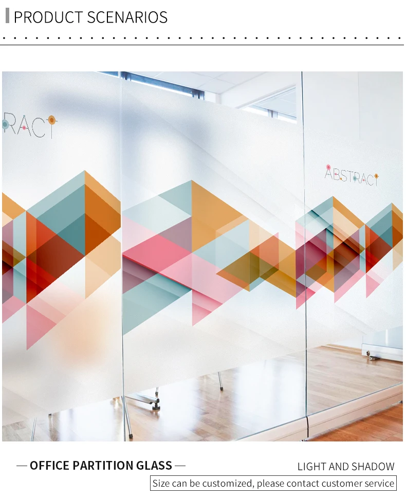 Commercial Glass Sticker Film windows Frosted glass stickers ...