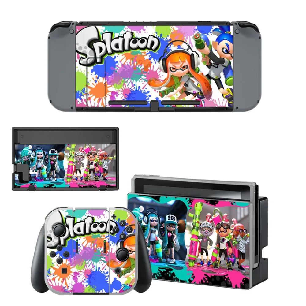 Splatoon 2 Skin Sticker for Nintendo Switch Console Controller Dock ...