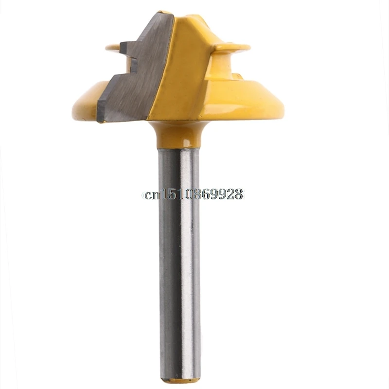 Router Bit 45 Degree 1/2" Stock 1/4" Shank Small Lock Miter Router Bit ...